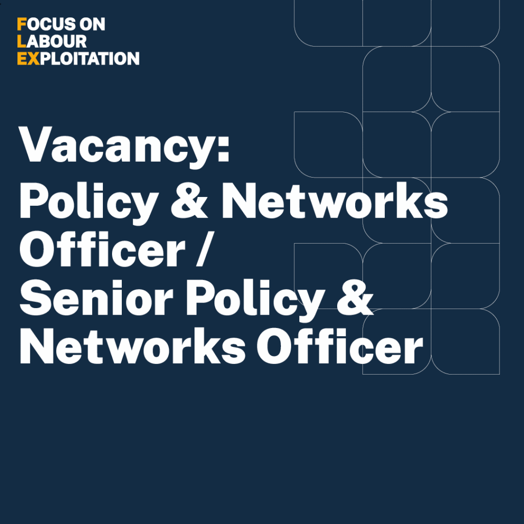 Opportunity: Policy and Networks Officer – FLEX